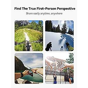 TELESIN Head Mount Strap Chest Mount Harness Video Camera Mount Accessories Kit Compatible with GoPro Hero 11,10,9,8,7,6,5,4, Session 3+, 3, 2, 1, Hero (2018),Fusion,DJI Osmo Action Cameras