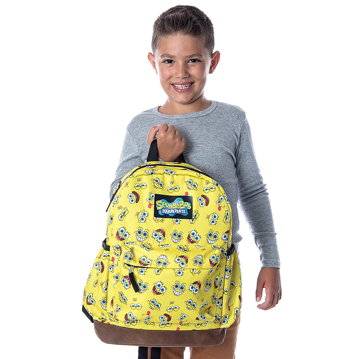 Nickelodeon SpongeBob SquarePants Face Expressions All Over Print Backpack