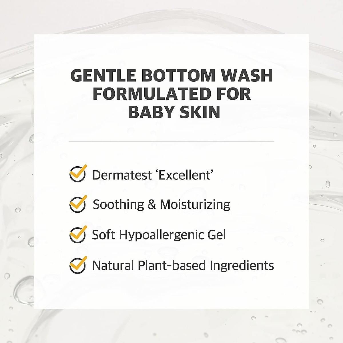 kori in J island Baby Bottom Wash - Soothing Baby Bottom Wash - Baby Diaper Wash (Hypoallergenic, Vegan Certified, pH Balanced)