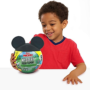 Disney Junior Mickey Mouse Mystery Figure Capsule, 9 Pieces Inside, Officially Licensed Kids Toys for Ages 3 Up by Just Play