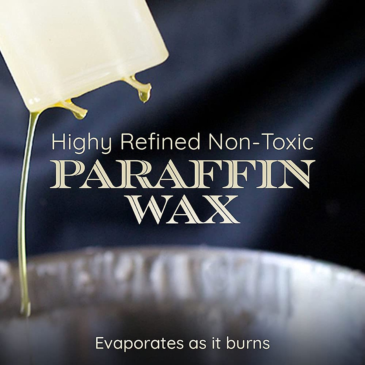 FLATYZ Handmade Christmas Candle - Green & White Tree | Unscented, Drip-Resistant & Smoke-Free 2 Wick Candle for Home & Room Decor | Hand Painted Flat Decorative Candles | Steel Stand Included