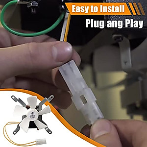 Upgraded Induction Fan Replacement Parts with High Temperature Resistant, Compatible with Traeger, Pit Boss, and Camp Chef Wood Pellet Grill Smokers Motor Accessories, AC120V 60Hz Grill Induction Fan