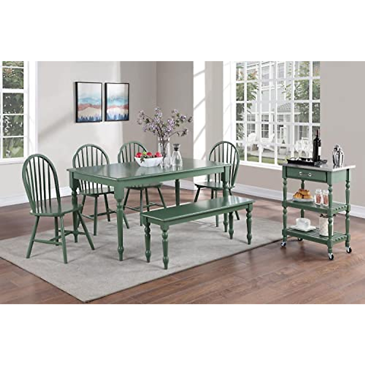 Boraam Carolina Rectangular Dining Table