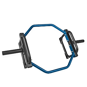 CAP Barbell Olympic Trap Bar, Hex Bar, Shrug Bar, Deadlift Bar, Blue , 50 inches