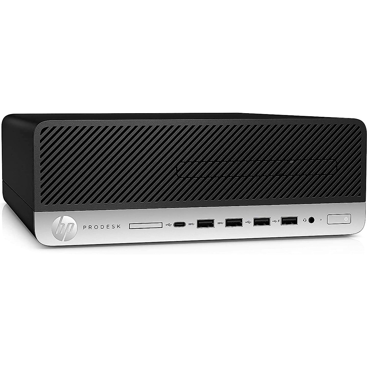 HP ProDesk 400G4 SFF Home and Business Desktop, Pentium G4400 3.4GHz, 16GB DDR4 RAM, 1TB SSD, DVD, VGA, Windows 10 Pro 64bit (Renewed), Black