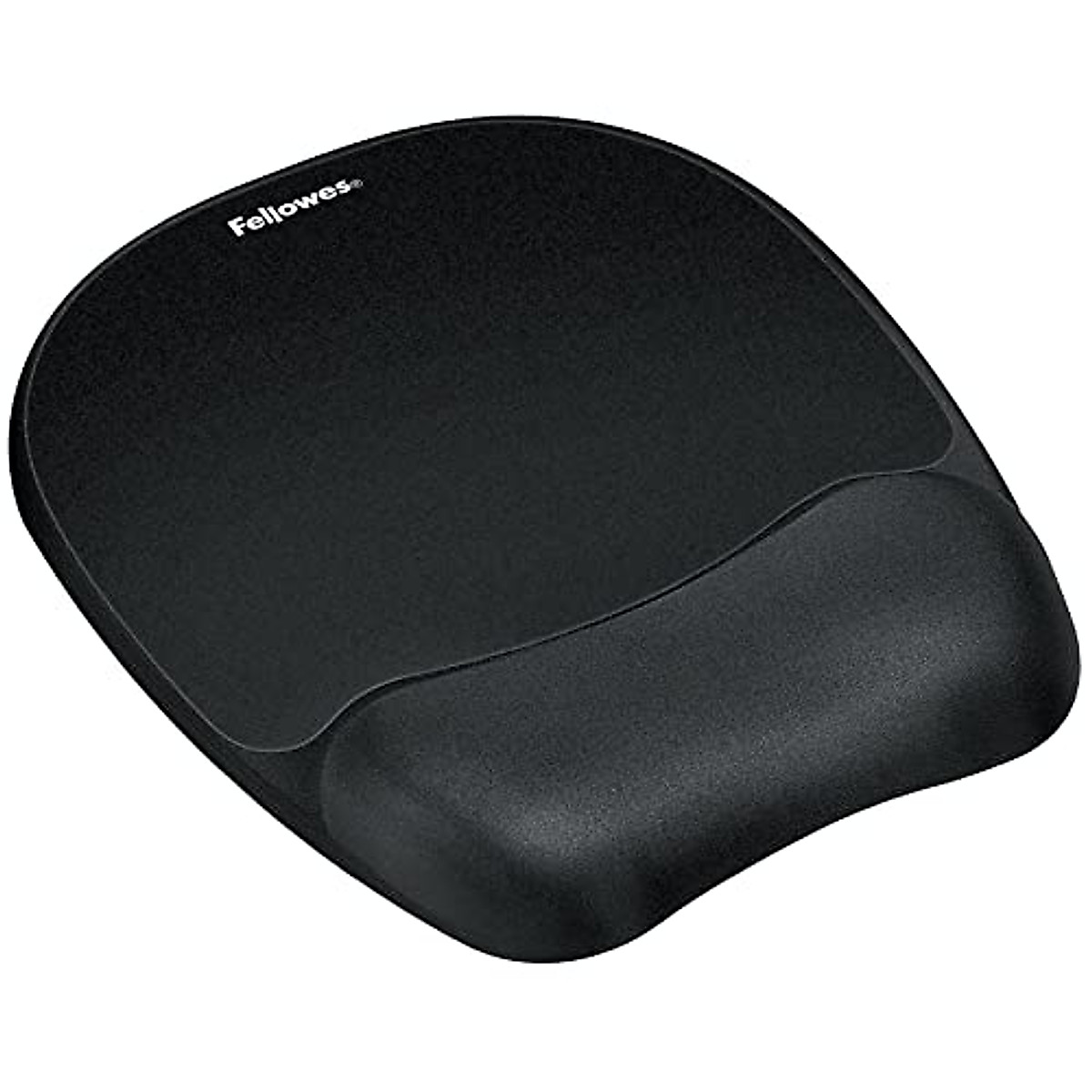 Fellowes Memory Foam Mouse Pad/Wrist Rest- Black (9176501)