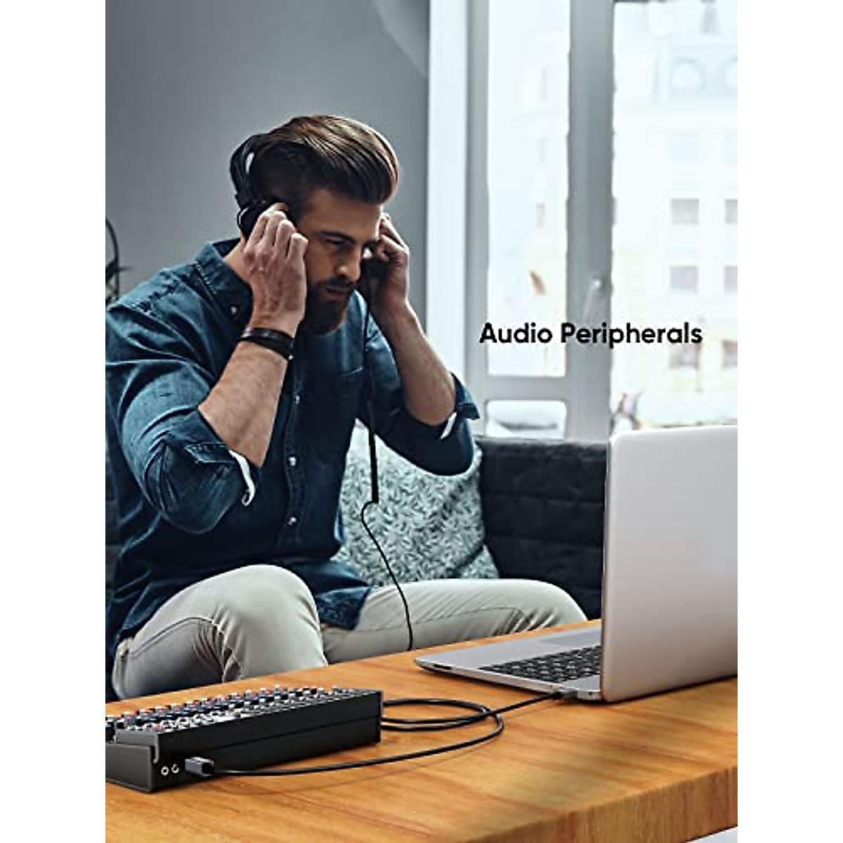 CableCreation USB Printer Cable 5FT, USB 2.0 Printer Cable to Computer, USB A to USB B Printer Cord for HP, Brother, Epson, Canon, Piano, Dac, Aluminum Case, Black 1.5m