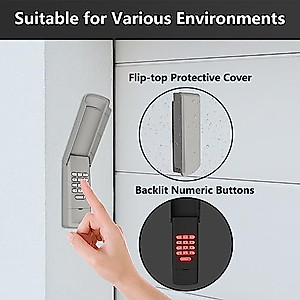 Universal Garage Door Opener Keypad Remote Wireless Keyless Keypad Compatible with Genie LiftMaster Chamberlain Craftsman Linear Overhead Door Wayne Dalton Opener has Learn Button or Dip Switch