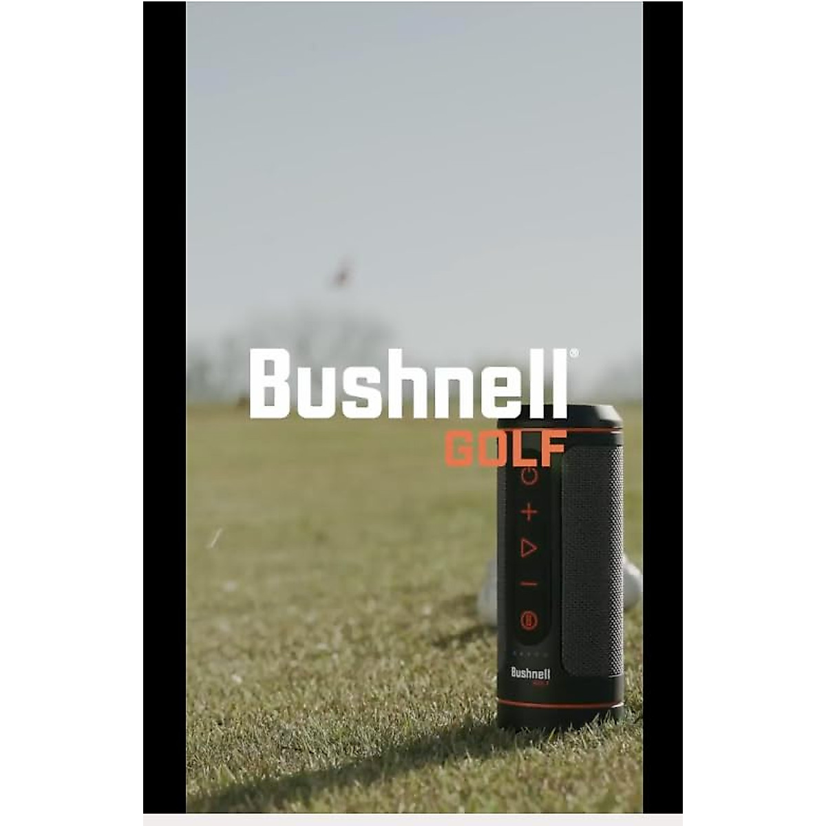 Bushnell Wingman 2 GPS Bluetooth Speaker with Included Wearable4U Ultimate Black Earbuds with Power Case and Wall/Car Chargers Bundle