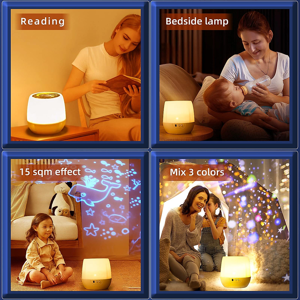 Star Night Lights for Kids, Remote Control Star Projector, with LED Timer, 360 Degree Rotating Planet Night Lighting Lamps Sky Galaxy Constellation Projection for Baby Bedrooms (Remote Flim-7 Set)