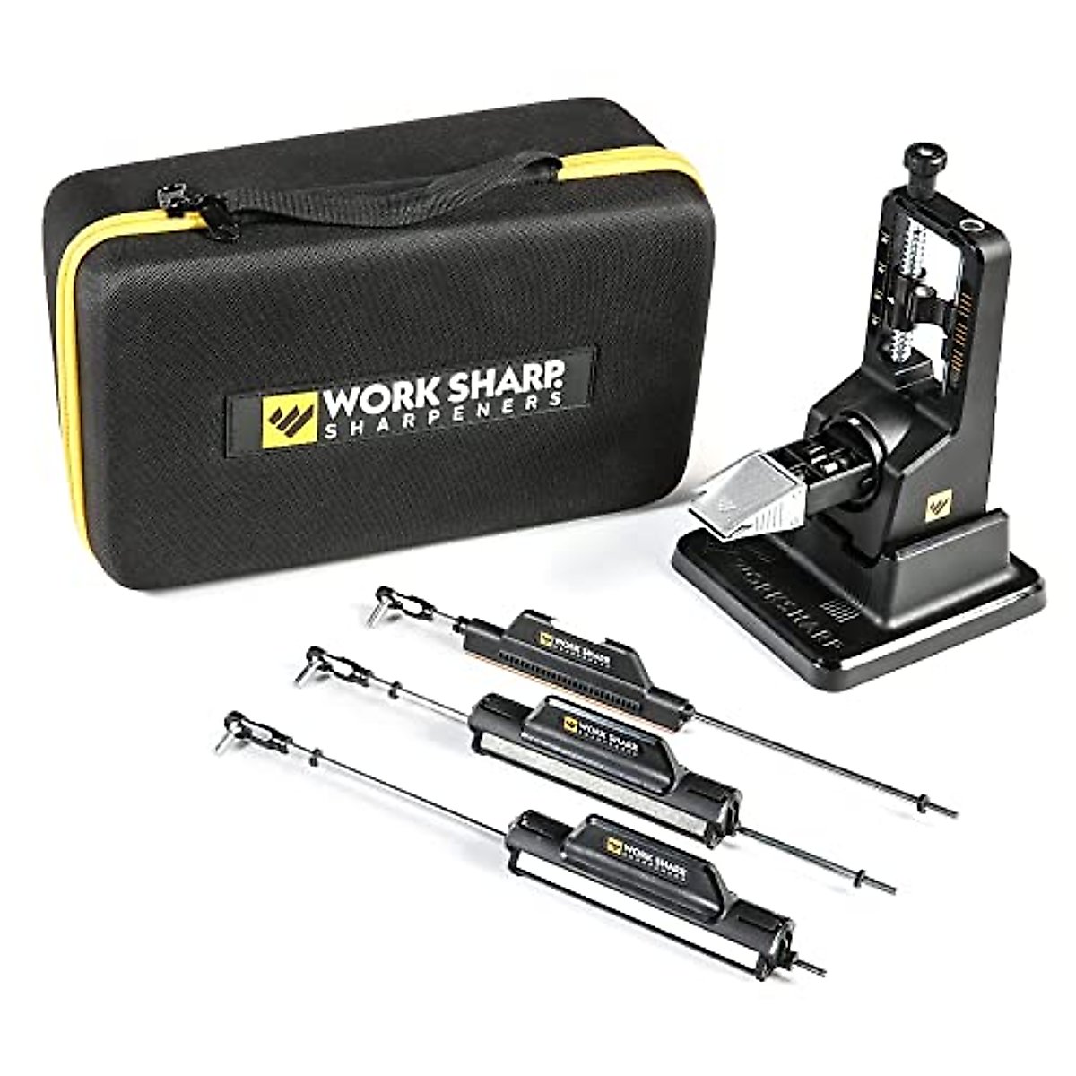 Work Sharp Precision Adjust Elite Knife Sharpener Including Additional Sharpening Stones and Carry Case