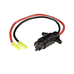 Sierra International WH10480-1 Male Motor Side Trolling Motor Plug with Butt Connectors - 12V, Each