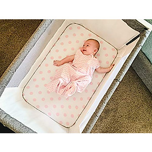 Bassinet Bed Sheets – Premium Bassinet Fitted Sheet for Halo, Mika Micky, Maxi COSI & Others - 4 Pack - 100% Jersey Knit - Bassinet Bedding for Standard Size Oval or Halo Bassinet Pads for Girls