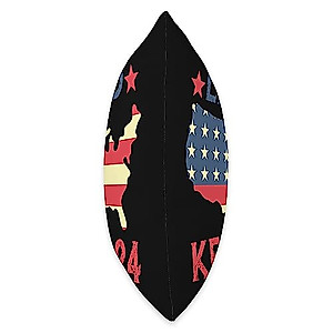 Lasso Kent' 24 Us Flag 2024 Election Meme Lasso Kent' 24 Funny USA Flag Sports 4th of July Election Throw Pillow, 16x16, Multicolor