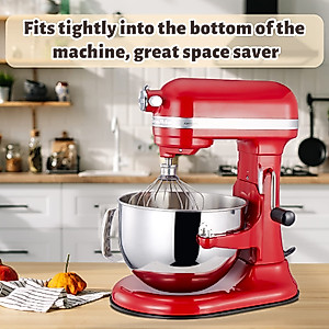 Mixer Mat Slider Compatible with KitchenAid 5-8 Qt Bowl-Lift Mixer - Metal Appliance Sliding Tray Kitchen Countertop Storage Mover Caddy for Kitchen Aid Professional Stand Mixer