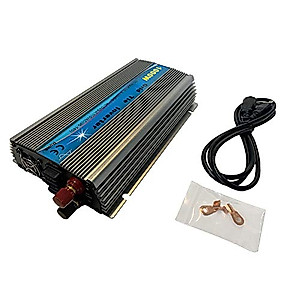 KRXNY 1000W Grid Tie Inverter 20-45V DC Input 110V AC Output Stackable MPPT Pure Sine Wave Solar Power for 24V 30V 36V Solar Panel