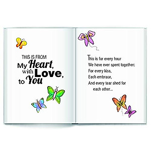 Blue Mountain Arts Little Keepsake Book "I Love You This Much" 4 x 3 in. Sentimental Pocket-Sized Gift Book—Perfect Anniversary, Valentine's Day, or “Just Because I Love You” Gift for Him or Her
