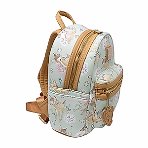 Loungefly Disney Bambi Dreamy Allover Print Womens Double Strap Shoulder Bag Purse