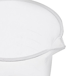 uxcell 2pcs Measuring Cup Labs PP Graduated Beakers 25ml