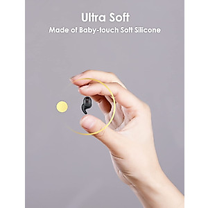 Vikela Sleeping Earplugs, Small Ear Plugs, Soft Earplugs for Sleep Snoring, Silicone Earplugs, Concert Earplugs, 2 Count (Pack of 1)