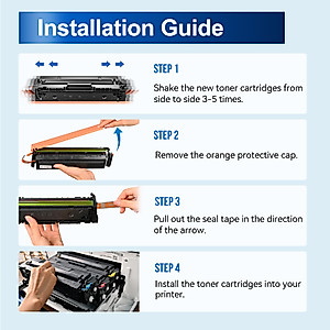 InkNI Remanufactured 61XL Ink Cartridge Replacement for HP 61 Ink HP61XL for Envy 4500 4502 5530 5535 Deskjet 3050 1510 1000 1010 1512 2540 3510 Officejet 2620 4630 4635 Printer (1Black, 1Tri-Color)