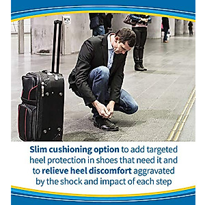 Dr. Scholl's Heel Cushions with Massaging Gel Advanced // All-Day Shock Absorption and Cushioning to Relieve Heel Discomfort (for Women's 6-10, Also Available for Men's 8-13)