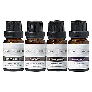 Gaiam Relax Essential Oils (4 Pack)