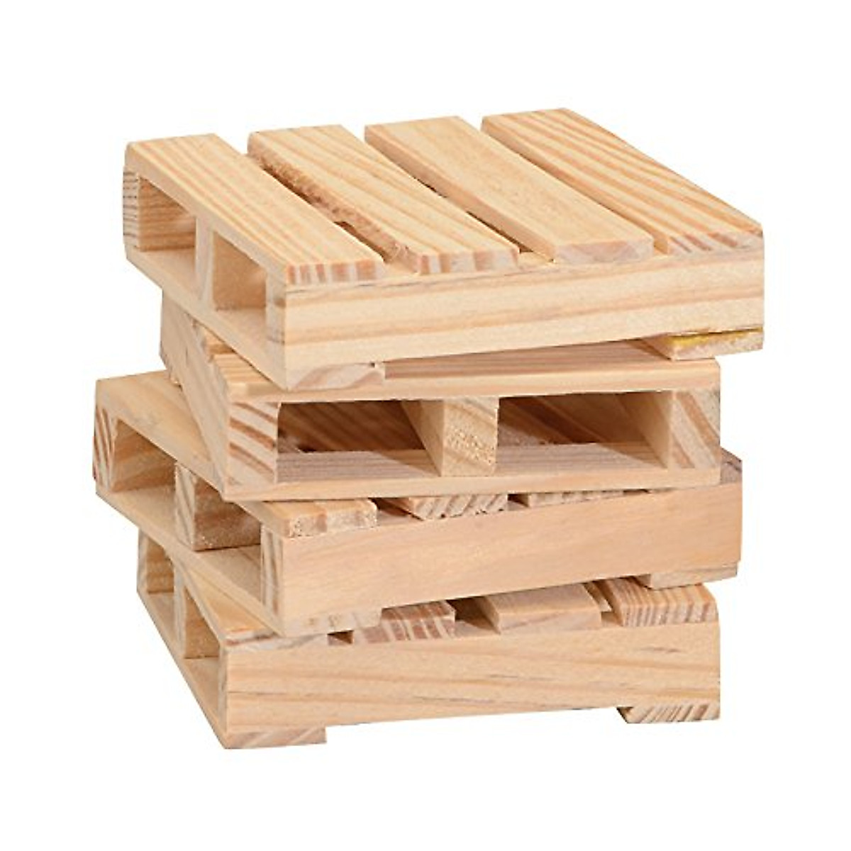 Thirsty Rhino Udara Wood Pallet Coasters (Set of 4)