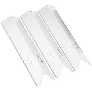 B0212-040 55-24-198 Heat Plates Grill Replacement Parts for RevoAce Grill Parts GBC1793W GBC1705WV GBC1706W Heat Tents Blue Rhino GBC1932L Heat Plates Grill Accessories 3 Burner Grill Parts 3 Pieces