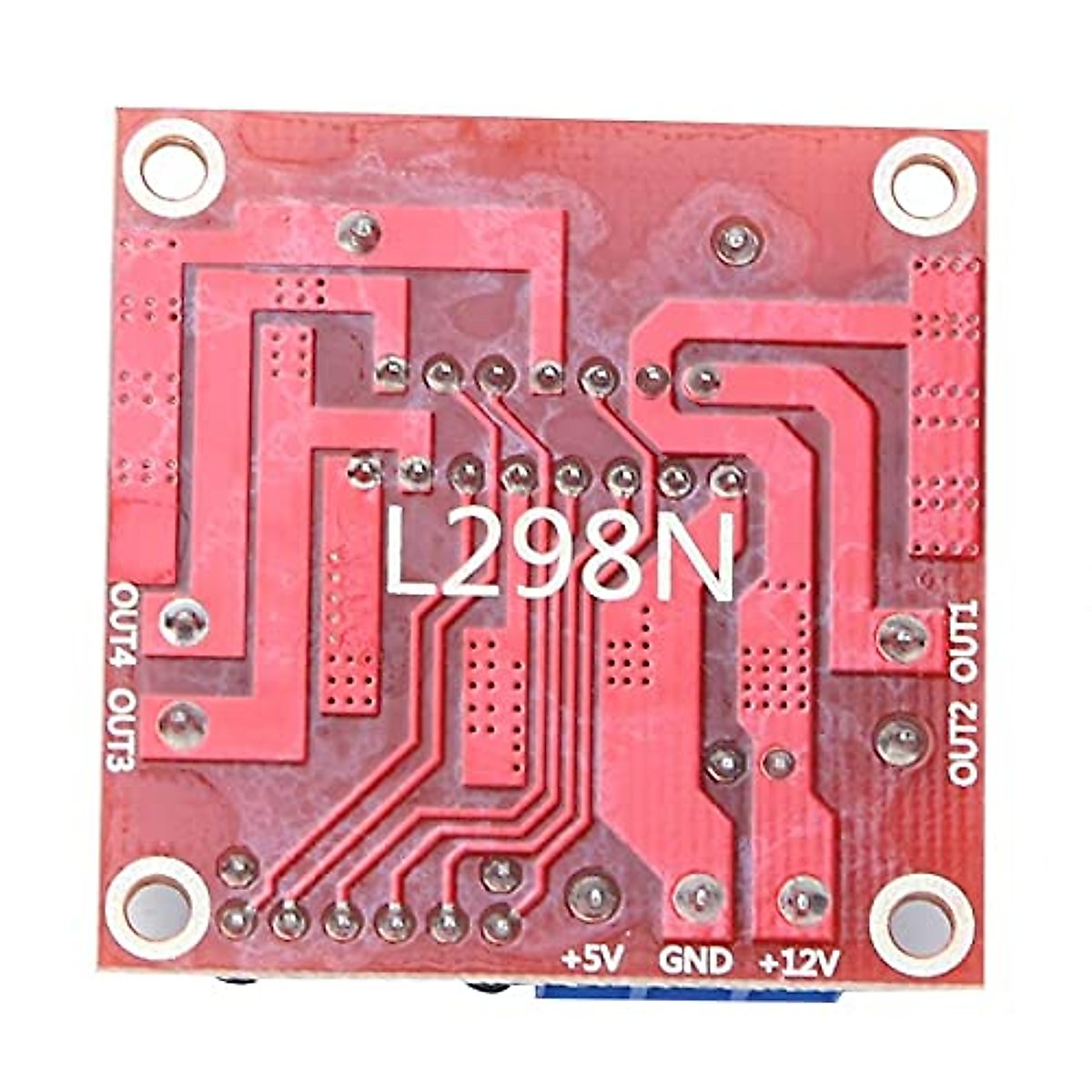Davitu Motor Driver - L298N Motor Drive Board Module Double H Bridge Compatible With Stepper Motor Smart Car Robot Motor Driver Module