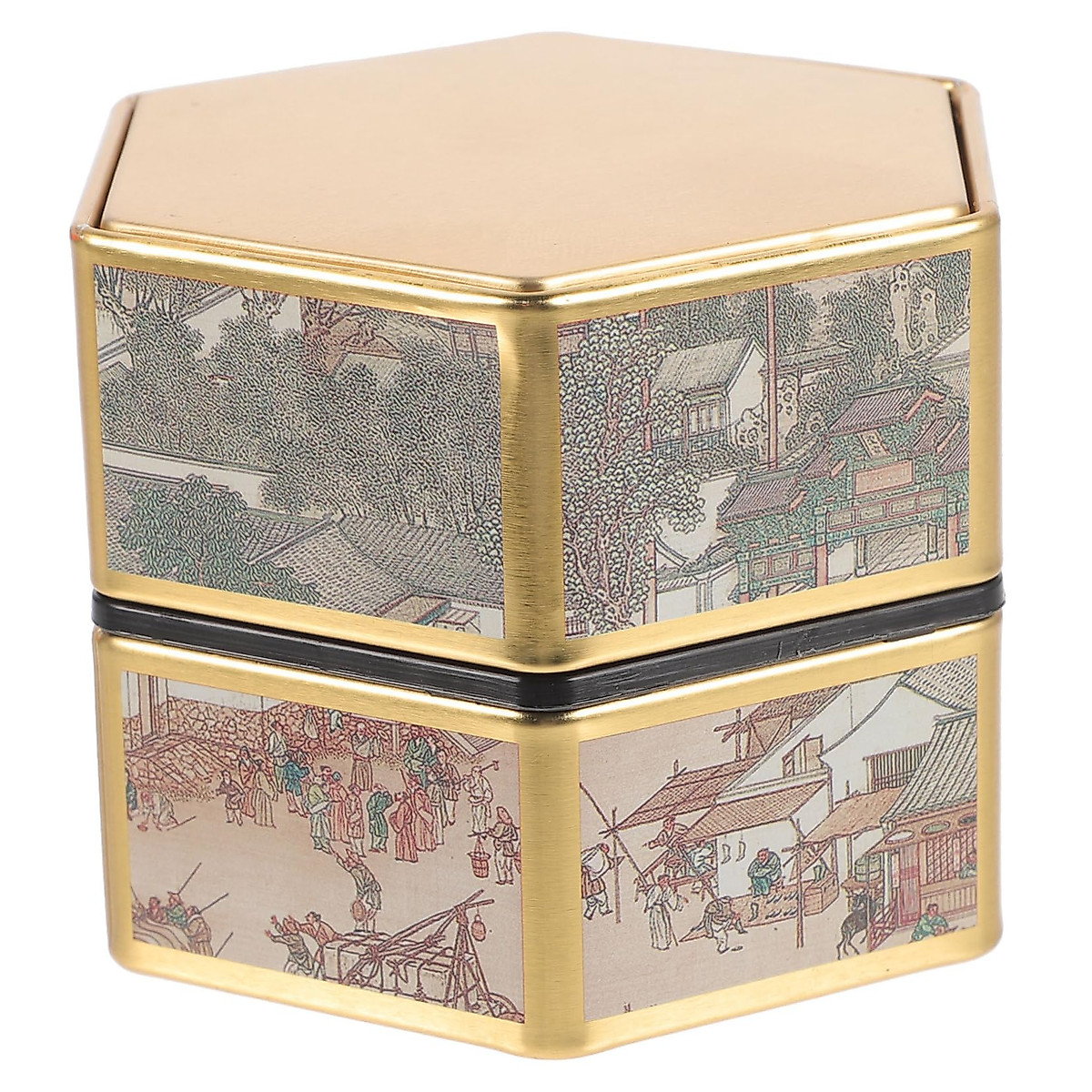 DOITOOL 3pcs Metal Cookie Tin Biscuit Barrel Small Kitchen Canisters Tea Storage Containers Food Canister Storage Tea Tin Canister Sugar Jar Food Container Cookie Jar Seal Food Jar Pp