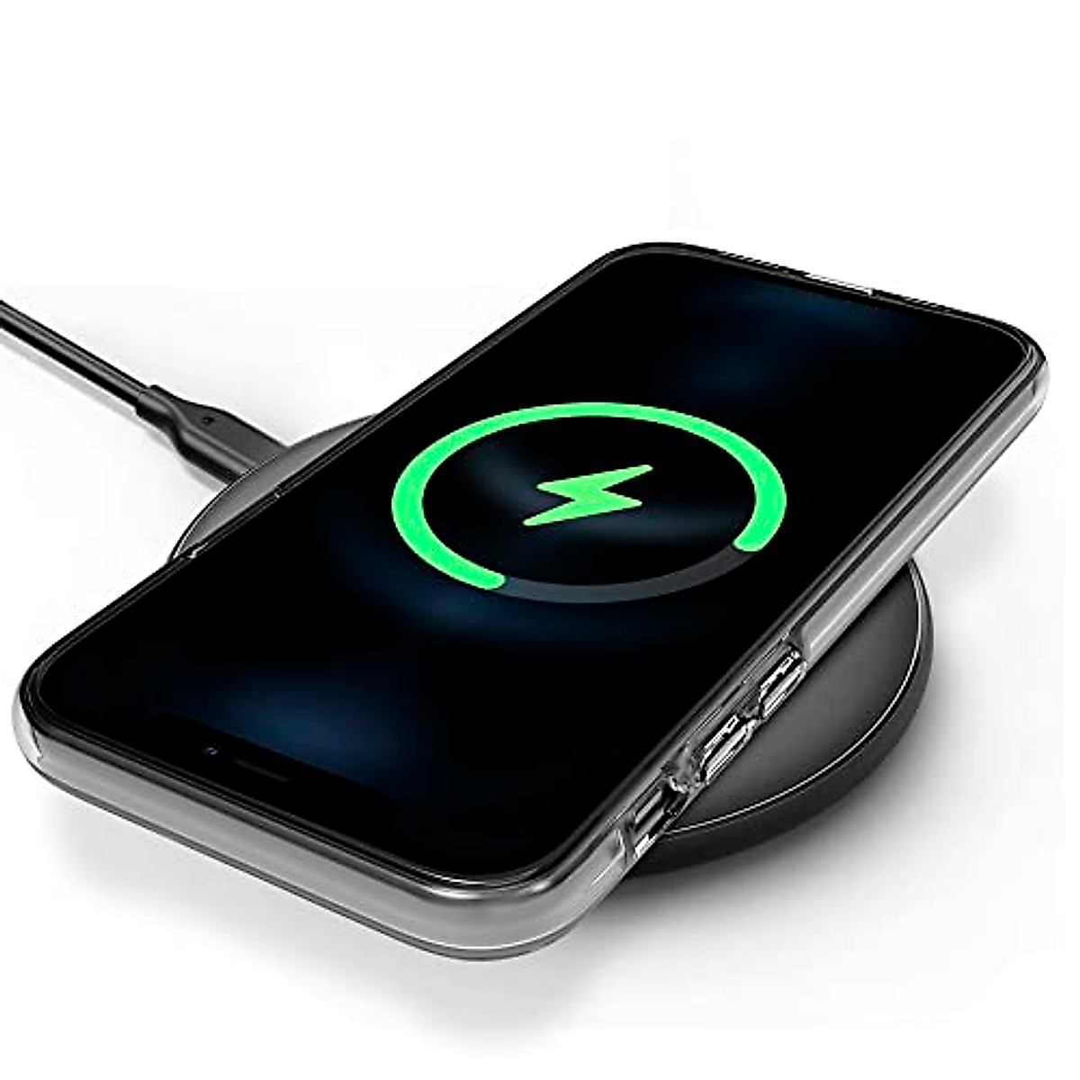 Arae Compatible with iPhone 12 Pro Max Case Hard PC + Soft TPU Frame [Shock-Absorbing] Phone Case for iPhone 12 Pro Max, Crystal Clear