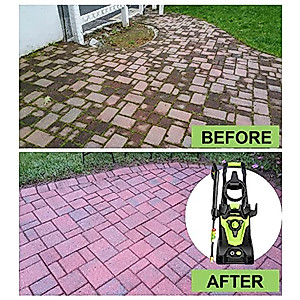 PowRyte Electric Pressure Washer, Foam Cannon, 2 Different Pressure Tips, Power Washer, 3500 PSI 2.4 GPM