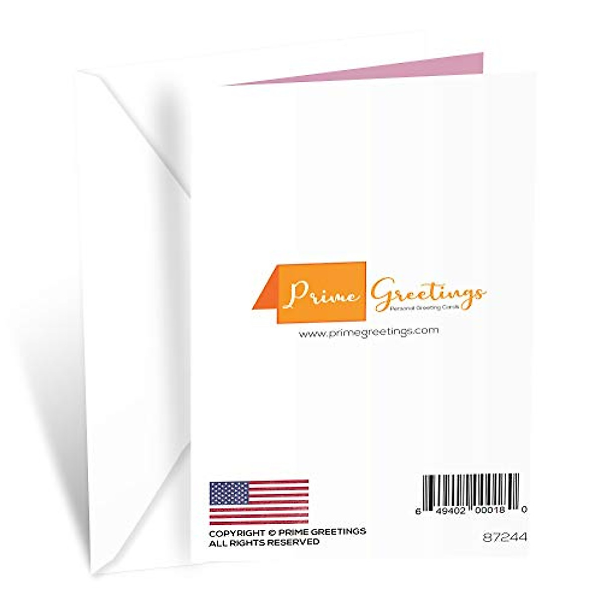 Happy 50th Birthday Card | Made in America | Eco-Friendly | Thick Card Stock with Premium Envelope 5in x 7.75in | Packaged in Protective Mailer | Prime Greetings