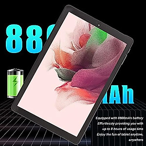 Smart Tablet, HD Touch Display 4GB RAM 64GB ROM WiFi Tablet 10.1 Inch 8 Core for Game for Reading (US Plug)