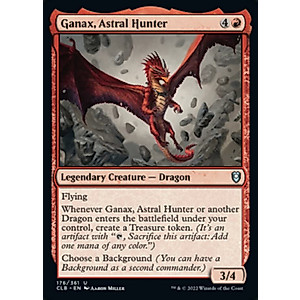 Magic: the Gathering - Ganax, Astral Hunter (176) - Foil - Battle for Baldur's Gate