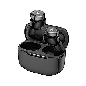 Edifier W240TN Active Noise Cancellation Earbuds with Bluetooth V5.3 - True Wireless Earbuds with Dual Dynamic Drivers - Fast Charging - Custom EQ - Physical Button and App Control - Black