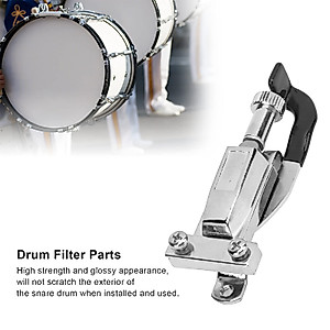 Snare Drum Adjuster, Small Drum Stand Strainer Mounting Screws Connection Plate Fixing Bracket Accessories