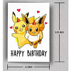 ChuVee Birthday Card | Cute Birthday Card | Kid's Birthday Card | Art | Blank Card