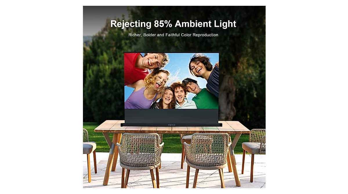 WEMAX Go Advanced Portable 1080P Laser Projector & Screen