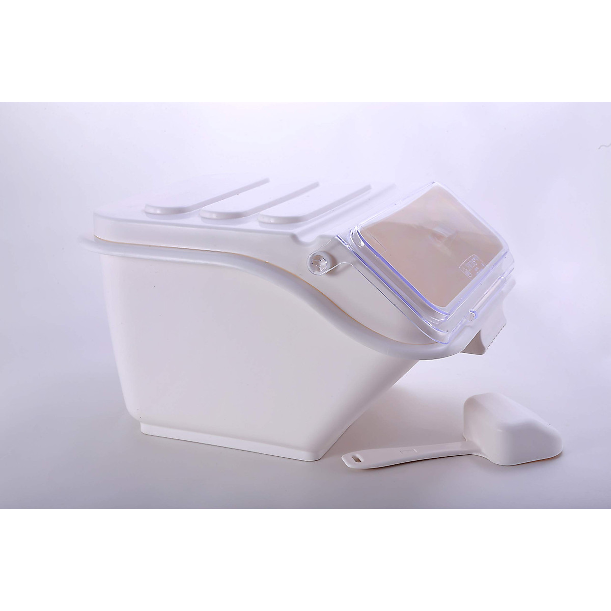 40-Cup 2.2Gal/8Qt Commercial ProSave Shelf-Storage Food Ingredient Bin with Scoop,Storage for Dogs Food, Flour, Long Term Storage Products for Home, Restaurant, Kitchen, Industrial