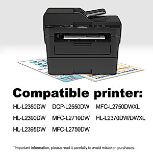 (3,000 Pages High Yield) TN730 Toner Cartridge Black Replacement for Brother TN-730 MFC-L2710DW MFC-L2750DW DCP-L2550DW HL-L2350DW HL-L2370DW HL-L2390DW Printer Toner, TN7301PK