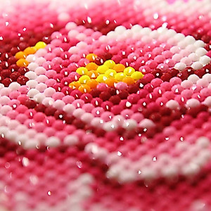 LXTONG Angel Baby Diamond Art Kit 5D Full Round Drill Diamond Art Winged Baby DIY Paint by Numbers Baby Crystal Rhinestones Diamond Painting for Beginner Adults Living Room Decor (16X12 inches)