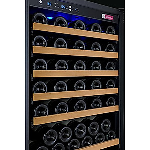 Allavino 24" Wide FlexCount II Tru-Vino 56 Bottle Single Zone Black Right Hinge Wine Refrigerator