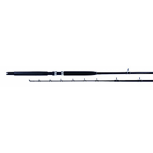 Billfisher 7-Foot Live Bait Conventional Rod with Gimbal, 15-30-Pound, Black