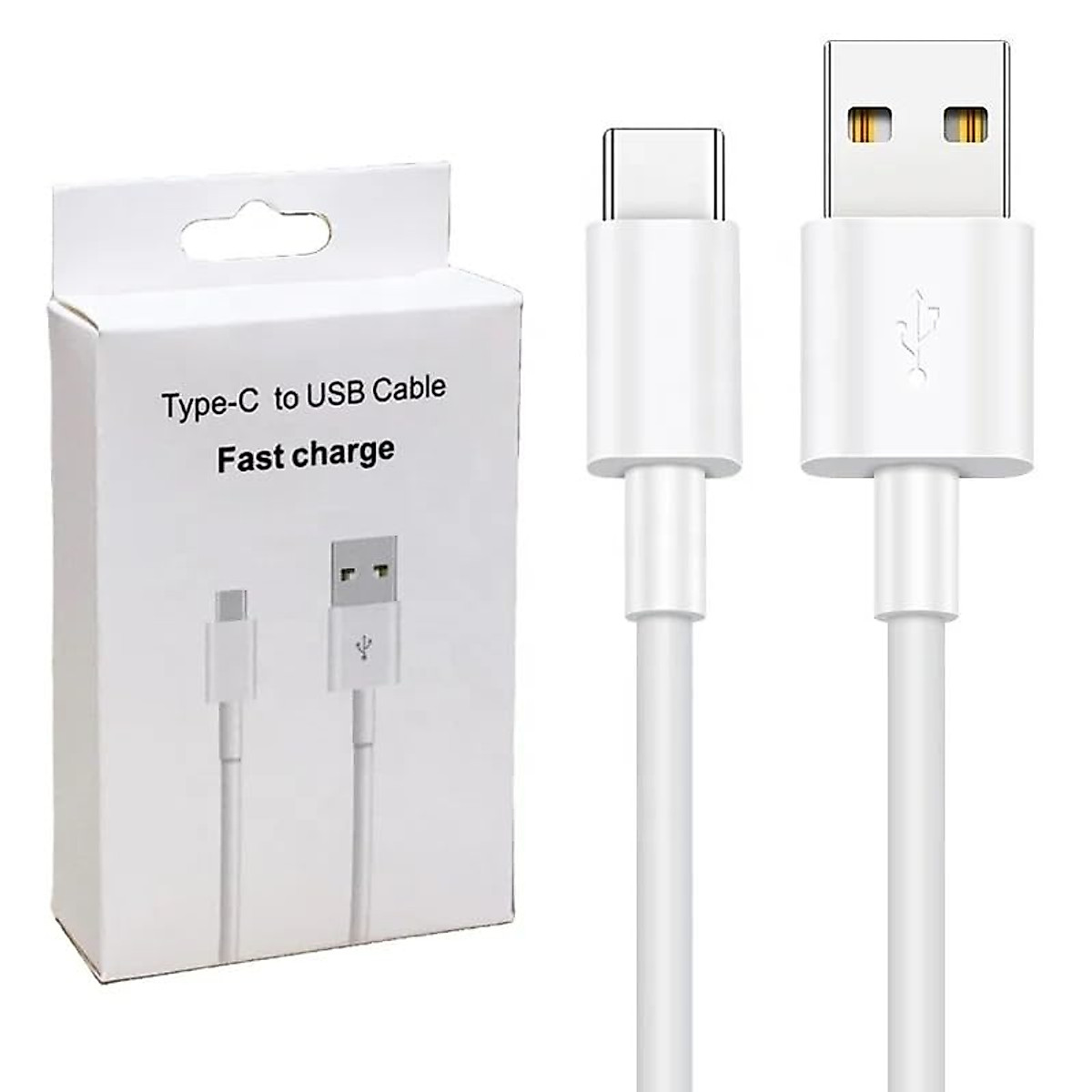 (2 Cables) USB to Type-C Fast Charge for Smartphones ONLY