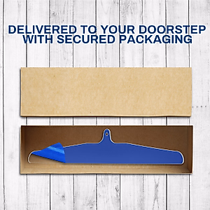 Pennzoni Display Co. Clear Acrylic Hanger - Jersey Display Hanger - Crystal Clear Acrylic Hanger for Jersey, T-Shirt, Uniform & Wedding Dress Displays