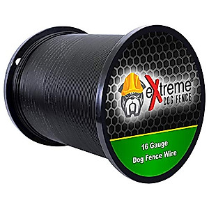 PetSmart Invisible Fence Compatible Above Ground or Underground Wire for DIY Electric Pet Fence - 1000 Foot Spool of Better Quality High Performance Solid Core Copper Wire for Easy Installation