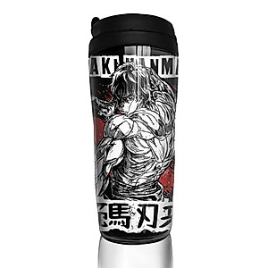 Ekocev Anime Baki The Grappler Baki Hanma Coffee Cups Portable Vacuum Double Insulated Cups Fashion Travel Mugs