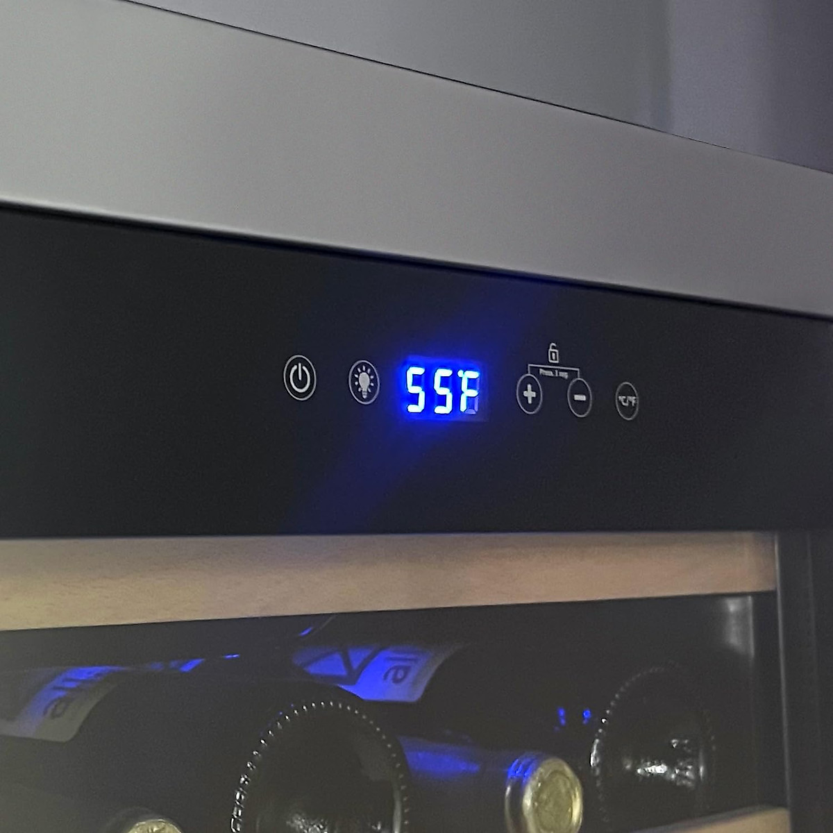 Allavino KWR47D-2SR Wine Refrigerator, 47 Bottle, Stainless Steel